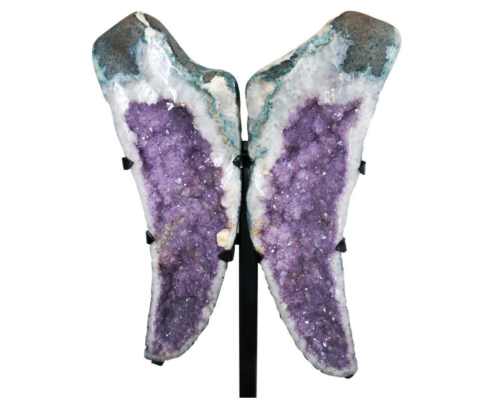 Amethyst Angel Wings #1 – Crystal Bliss Geodes