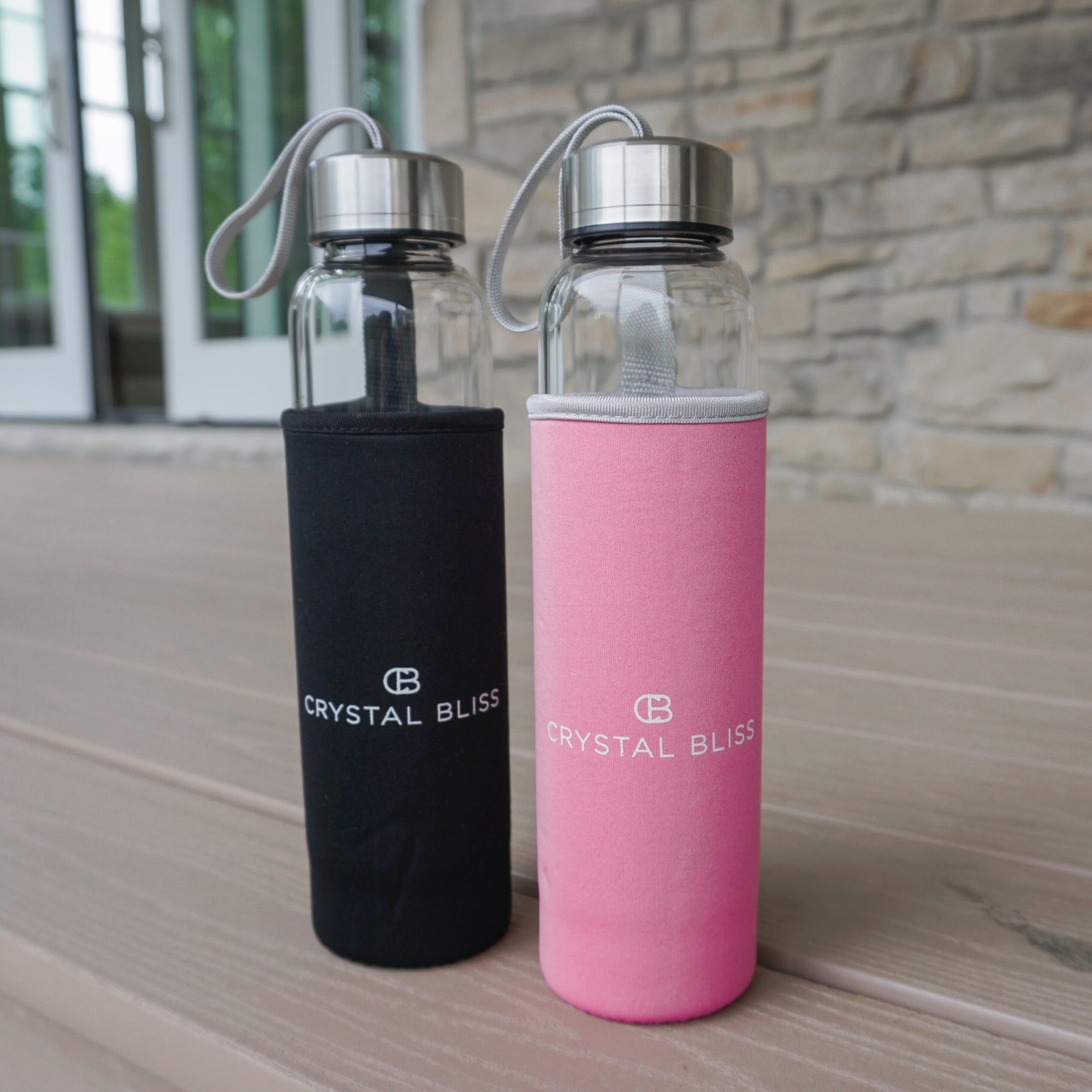 Crystal Water Bottle - Amethyst – Crystal Bliss Geodes